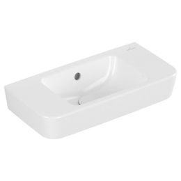 Villeroy & Boch Villeroy und Boch O.novo Handwaschbecken 434252R1 50x25cm, mit &Uuml;berlauf, ohne Hahnloch, wei&szlig; C-plus