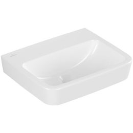 Villeroy & Boch Villeroy und Boch O.novo Einbau-/Aufsatz Handwaschbecken 43444F01 45x37cm, eckig, ohne Hahnloch, ohne &Uuml;berlauf, wei&szlig;
