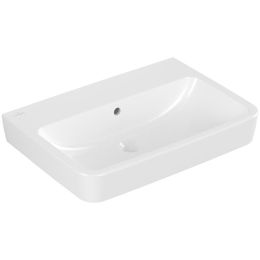 Villeroy & Boch Villeroy und Boch O.novo Waschtisch 4A4167R1 65 x 46 cm, ohne Hahnloch, eckig, mit &Uuml;berlauf, wei&szlig; C-plus