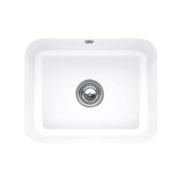 Villeroy & Boch Villeroy und Boch Unterbausp&uuml;le 670602KG mit Ablaufgarnitur, Exzenterbet&auml;tigung, Befestigungssatz, Snow White