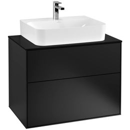 Villeroy & Boch Villeroy & Boch Finion Unterschrank F09200PD 80x60,3x50,1cm, Black Matt Lacquer
