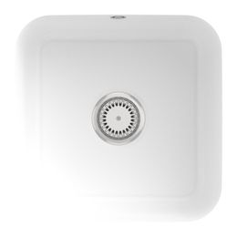 Villeroy & Boch Villeroy und Boch Unterbausp&uuml;le 670301KG mit Ablaufgarnitur, Handbet&auml;tigung, Befestigungssatz, Snow White