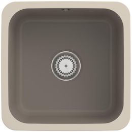 Villeroy & Boch Villeroy und Boch Unterbausp&uuml;le 670302TR mit Ablaufgarnitur, Exzenterbet&auml;tigung, Befestigungssatz, Timber