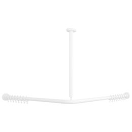 Villeroy & Boch Villeroy und Boch Vicare Funktion Duschstange 92170668 100 x 100 cm, wei&szlig;, f&uuml;r Vorhang, &uuml;ber Eck