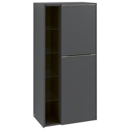 Villeroy & Boch Villeroy und Boch Subway 3.0 Mittelschrank C59902VR 57,4x120x36,2cm, Schanier rechts/Griff monochrom, graphite