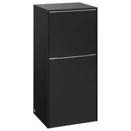 Villeroy & Boch Villeroy und Boch Subway 3.0 Seitenschrank C59500VL 40x86x36,2cm, Schanier rechts/Griff Aluminium gl&auml;nzend, volcano black