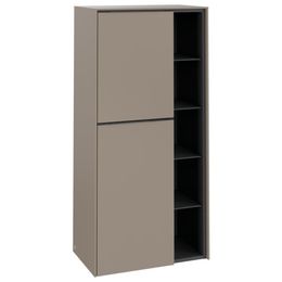Villeroy & Boch Villeroy und Boch Subway 3.0 Mittelschrank C59802VM 57,4x120x36,2cm, Schanier links/Griff monochrom, taupe