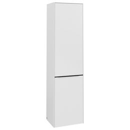 Villeroy & Boch Villeroy und Boch Subway 3.0 Hochschrank C59301VF 40x171x36,2cm, Schanier rechts/Griff Volcano black, pure white