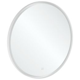 Villeroy & Boch Villeroy und Boch Subway 3.0 Spiegel A4649100 Aluminiumrahmen, rund, 91 x 91 x 4,5 cm, wei&szlig; matt