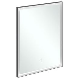 Villeroy & Boch Villeroy und Boch Subway 3.0 Spiegel A46360BC Aluminiumrahmen, 60 x 75 x 4,75 cm, schwarz matt/wei&szlig; matt