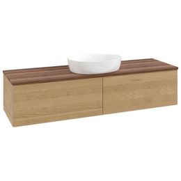 Villeroy & Boch Villeroy & Boch Antao Waschtischunterschrank 1600x360x500mm L36112HN mit Beleuchtung mit Struktur FK/AP: HN/2