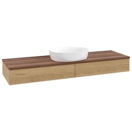 Villeroy & Boch Villeroy & Boch Antao Waschtischunterschrank 1600x190x500mm L14012HN mit Beleuchtung FK/AP: HN/2