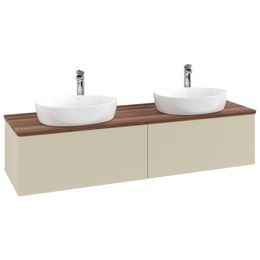 Villeroy & Boch Villeroy & Boch Antao Waschtischunterschrank 1600x360x500mm L39152HJ mit Beleuchtung mit Struktur FK/AP: HJ/2