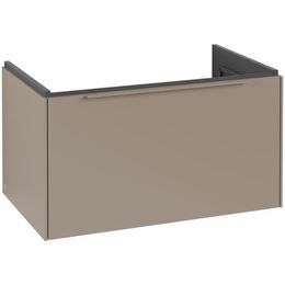 Villeroy & Boch Villeroy und Boch Subway 3.0 Waschtisch-Unterschrank C573L2VM 77,2x42,9x47,8cm, mit LED/Griff monochrom, taupe
