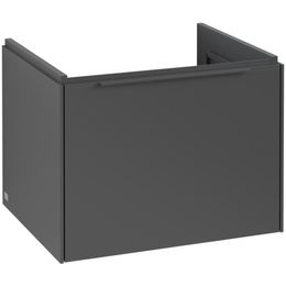 Villeroy & Boch Villeroy und Boch Subway 3.0 Waschtisch-Unterschrank C57702VR 57,2x42,9x47,8cm, ohne LED/Griff monochrom, graphite