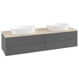 Villeroy & Boch Villeroy & Boch Antao Waschtischunterschrank 1600x360x500mm K28113GK mit Struktur FK/AP: GK/3