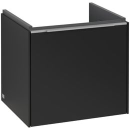 Villeroy & Boch Villeroy und Boch Subway 3.0 Waschtisch-Unterschrank C580L0VL 47,3x42,9x40,75cm, mit LED/Griff Aluminium gl&auml;nzend, volcano black
