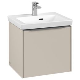 Villeroy & Boch Villeroy und Boch Subway 3.0 Waschtisch-Unterschrank C58000VN 47,3x42,9x40,75cm, ohne LED/Griff Aluminium gl&auml;nzend, cashmere grey