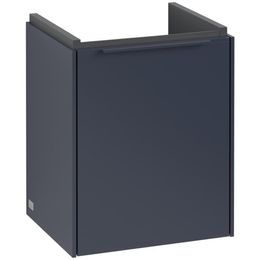 Villeroy & Boch Villeroy und Boch Subway 3.0 Waschtisch-Unterschrank C58302VQ 35,1x42,9x30,9cm, Schanier links/Griff monochrom, marine blue