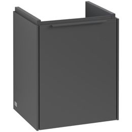 Villeroy & Boch Villeroy und Boch Subway 3.0 Waschtisch-Unterschrank C58402VR 35,1x42,9x30,9cm, Schanier rechts/Griff monochrom, graphite