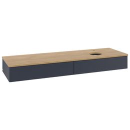 Villeroy & Boch Villeroy & Boch Antao Waschtischunterschrank 1600x190x500mm L16151HG mit Beleuchtung mit Struktur FK/AP: HG/1