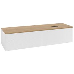 Villeroy & Boch Villeroy & Boch Antao Waschtischunterschrank 1600x360x500mm L38111GF mit Beleuchtung mit Struktur FK/AP: GF/1