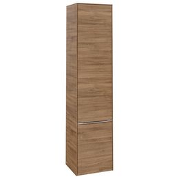 Villeroy & Boch Villeroy und Boch Subway 3.0 Hochschrank C58600RH 40x171x36,2cm, Schanier links/Griff Aluminium gl&auml;nzend, kansas oak