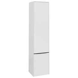 Villeroy & Boch Villeroy und Boch Subway 3.0 Hochschrank C58601VE 40x171x36,2cm, Schanier links/Griff Volcano black, brilliant white