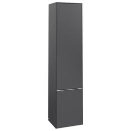 Villeroy & Boch Villeroy und Boch Subway 3.0 Hochschrank C58600VR 40x171x36,2cm, Schanier links/Griff Aluminium gl&auml;nzend, graphite