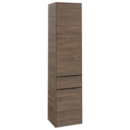 Villeroy & Boch Villeroy und Boch Subway 3.0 Hochschrank C59101VH 40x171x36,2cm, Schanier rechts/Griff Volcano black, arizona oak