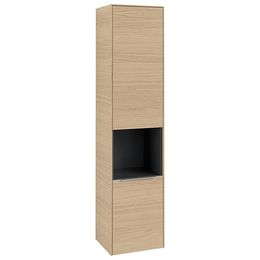 Villeroy & Boch Villeroy und Boch Subway 3.0 Hochschrank C58800VJ 40x171x36,2cm, Schanier links/Griff Aluminium gl&auml;nzend, nordic oak