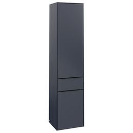 Villeroy & Boch Villeroy und Boch Subway 3.0 Hochschrank C59101VQ 40x171x36,2cm, Schanier rechts/Griff Volcano black, marine blue