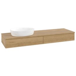 Villeroy & Boch Villeroy & Boch Antao Waschtischunterschrank 1600x190x500mm L15011HN mit Beleuchtung FK/AP: HN/1
