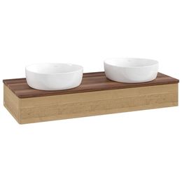 Villeroy & Boch Villeroy & Boch Antao Waschtischunterschrank 1200x190x500mm L13012HN mit Beleuchtung FK/AP: HN/2