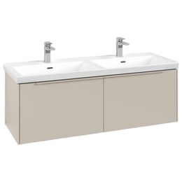 Villeroy & Boch Villeroy und Boch Subway 3.0 Waschtisch-Unterschrank C567L2VN 127,2x42,9x47,8cm, mit LED/Griff monochrom, cashmere grey