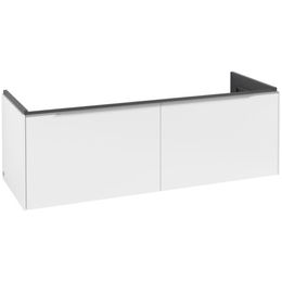 Villeroy & Boch Villeroy und Boch Subway 3.0 Waschtisch-Unterschrank C60100VF 127,2x42,9x47,8cm, ohne LED/Griff Aluminium gl&auml;nzend, pure white