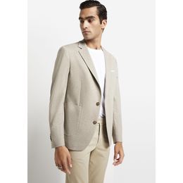 Anzugsakko Cinque "CIDATI", Herren, Gr. 52, beige, Obermaterial: 79% Polyester, 15% Viskose, 6% Elasthan, Sakkos, mit modischer Struktur