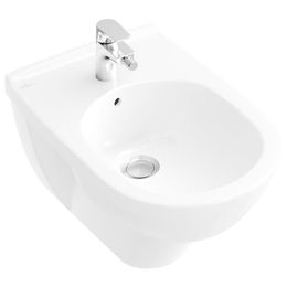 Villeroy & Boch Villeroy & Boch O.Novo Wandbidet 546000R1 36x56 cm, weiss c-plus, mit Hahnloch und &Uuml;berlauf