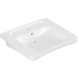 Villeroy & Boch Villeroy & Boch ViCare Waschtisch 51786701 Vita, 65 x 55 cm, weiss, mit &Uuml;berlauf und Hahnloch