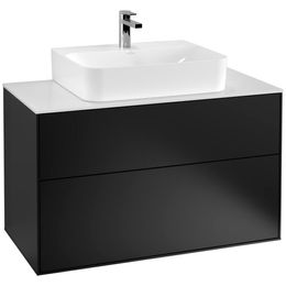 Villeroy & Boch Villeroy & Boch Finion Unterschrank G10100PD 100x60,3x50,1cm, Black Matt Lacquer