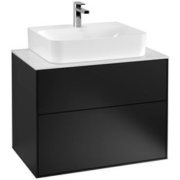 Villeroy & Boch Villeroy & Boch Finion Unterschrank F09100PD 80x60,3x50,1cm, Black Matt Lacquer