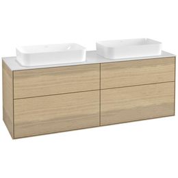 Villeroy & Boch Villeroy und Boch Finion Waschtischunterschrank G31100PC 160x60,3cm, Emotion, Abdeckplatte white matt, Oak Veneer