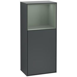 Villeroy & Boch Villeroy und Boch Finion Seitenschrank G510GMHG 41,8x93,6cm, rechts, Emotion, Regal oben Olive Matt, Midnight Blue Matt Lacquer