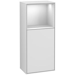 Villeroy & Boch Villeroy und Boch Finion Seitenschrank F500MTMT 41,8x93,6x27cm, links, Regal oben White Matt, White matt lacquer