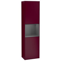 Villeroy & Boch Villeroy und Boch Finion Hochschrank G470GKHB 41,8x151,6cm, rechts, Emotion, Regal Anthracite Matt Lacquer, Peony Matt