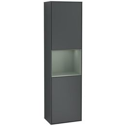 Villeroy & Boch Villeroy und Boch Finion Hochschrank F460GMHG 41,8x151,6x27cm, links, Regal Olive Matt Lacquer, Midnight Blue Matt Lacquer