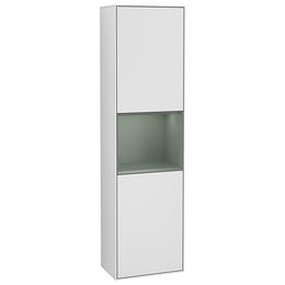 Villeroy & Boch Villeroy und Boch Finion Hochschrank F470GMMT 41,8x151,6x27cm, rechts, Regal Olive Matt Lacquer, White matt lacquer