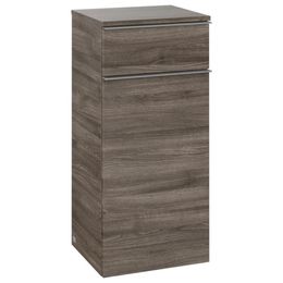 Villeroy & Boch Villeroy und Boch Venticello Seitenschrank A95011RK 40,4x86,6x37,2cm, Anschlag rechts, Griff Chrom, Stone Oak