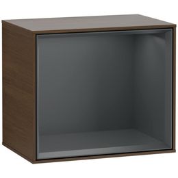 Villeroy & Boch Villeroy und Boch Finion Regalmodul F580HGGN 41,8x35,6x27cm, Regal Midnight Blue, Walnut veneer