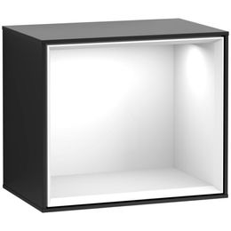 Villeroy & Boch Villeroy und Boch Finion Regalmodul G580GFPD 41,8x35,6x27cm, Emotion, Regal Glossy White, Black matt lacquer